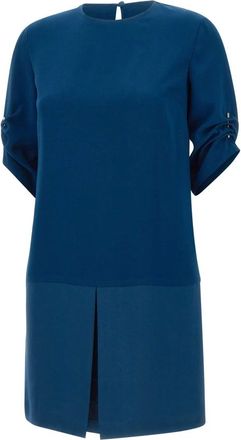Liu Jo Femme, Robes, Bleu, Taille: 38 FR Abito in envers satin