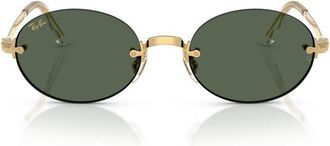 Ray-Ban 0RB3929 Metal Oval Sunglasses - Gold