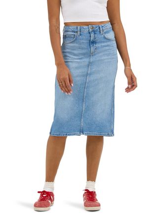 Lee Damen Legendary Denim Skirt Jeansrock, Bestens in Show, 40