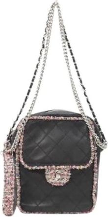 Chanel Sac bandouli&egrave;re vintage doccasion - Femme - Pre-owned - Noir - Taille: ONE Size