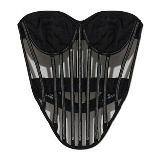 Dolce & Gabbana Femme, Tops, Noir, Taille: 36 FR Kim Embellished Corset Top