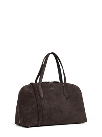 Toteme Womens Tote Bag Brown Calf Leather Shoulder