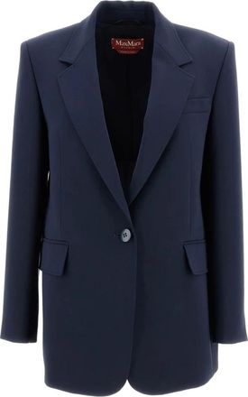 Max Mara Bosco Blazer - - Jackets - Damen - Blau - XS