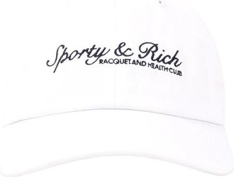 Sporty & Rich Femme, Accessoires, Blanc, Taille: ONE Size Casquette