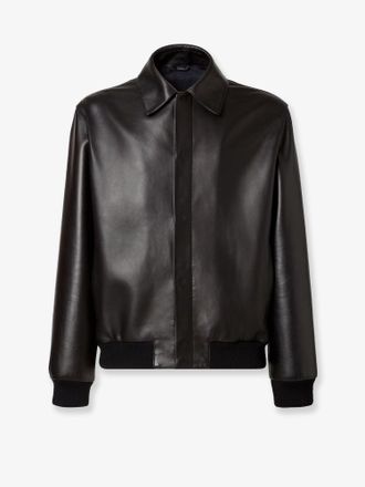 Fendi Leather Jacket - FENDI - gender_Man
