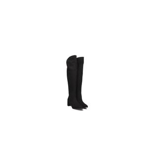 Notre-V Elegante schwarze Wildleder-Stiefel - - Shoes - Damen - Schwarzk - 38 EU