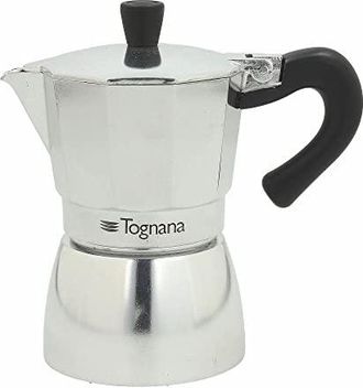 Tognana Grancucina Kaffeemaschine, Aluminium, weiß, 2 tazze