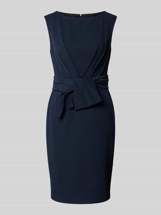 Vera Mont Knielanges Cocktailkleid mit Knotendetail
