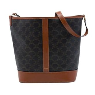 Celine Sac seau vintage Pre-owned - Femme - Pre-owned - Brun - Taille: ONE Size