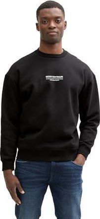 Tom Tailor Denim TOM TAILOR Denim 1045579 Maillot de surv&ecirc;tement, 29999-Black, L Homme