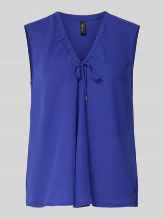 Marc Cain Regular Fit Bluse mit Zierschleife