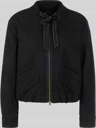 Marc Cain Blouson aus Wolle mit Schleifendetail