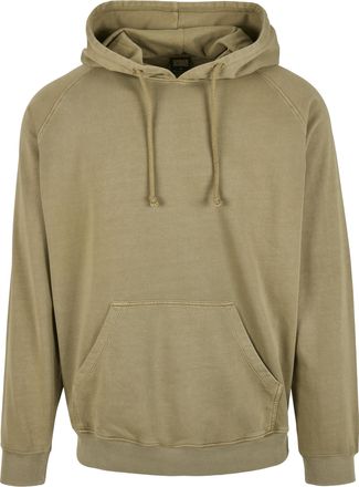 Urban Classics Herren Overdyed Hoody Kapuzenpullover, Khaki, M