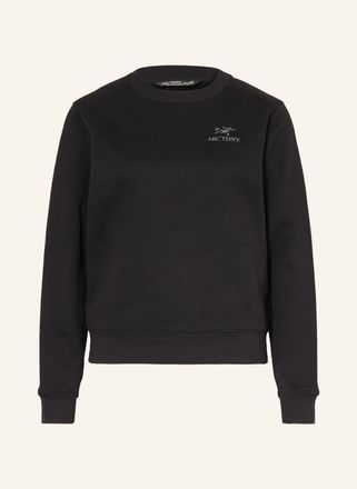 Arc'teryx Sweatshirt Emblem Crew schwarz