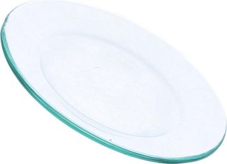 DOITOOL Glas Aromatherapie Schale Ersatz Wachswärmer Untertasse für Duftöl Aromalampe Aromatherapie Duftwachs Platte Stilvolles Design für Spa Salon Sauna Nut