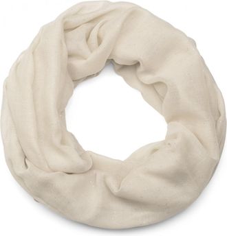 styleBREAKER Schlauchschal Loop mit Glitzer unifarben