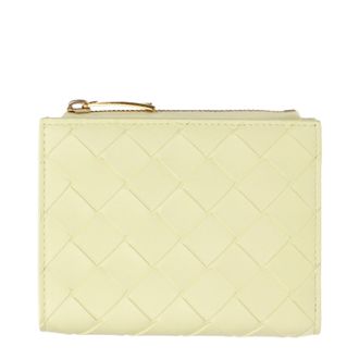 Bottega Veneta Femmes Portefeuille Cuir Jaune
