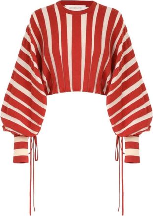 Zimmermann Femme, Pulls, Rouge, Taille: 36 FR Rebellion Drawn Sweater