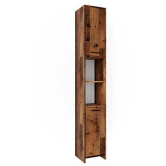 Vicco Meuble de rangement de salle de bain Kiko, Ch&ecirc;ne rustique, 30 x 190 cm, Vicco