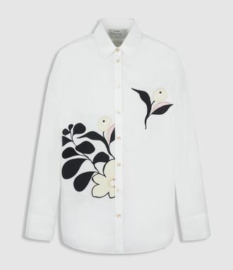 Forte_Forte Chemise Le Bouquet Oyster