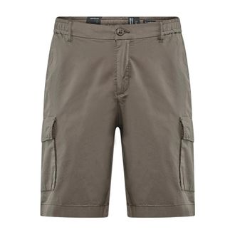 Bomboogie Homme, Shorts, Beige, Taille: S Bermuda cargo en popeline de coton