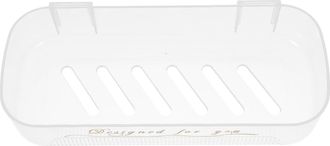 DOITOOL Transparenter Selbstklebender Badezimmer Organizer ohne Bohren Wasserdichtes Wandregal für Dusche und Bad Rostbeständiger Aufbewahrungsständer zur Pla