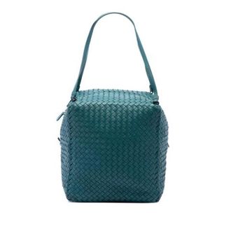 Bottega Veneta Pre-owned Gewebte Nappa Schultertasche - - Pre-owned - Damen - Blau - ONE SIZE