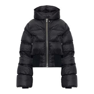 Rick Owens Cinched Hooded Jacket - - Jackets - Damen - Schwarzk - S