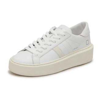 D.A.T.E. Hill Low Platform Calf - - Shoes - Damen - Wei&szlig; - 39 EU