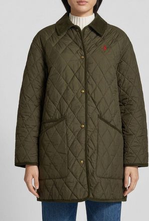 Polo Ralph Lauren Wasserabweisende Steppjacke mit Samtkragen