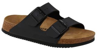 Birkenstock Professional Sandale Arizona, Superlauf Birko-Flor, schwarz normal Gr&ouml;&szlig;e 44 1018222-44 (Pantolette Schuh Halbschuh Latsche Zweischnaller Berufsschuh S