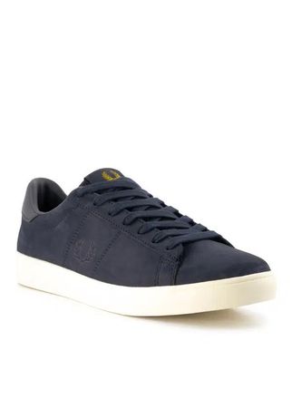 Fred Perry Herren Sneaker blau Velours