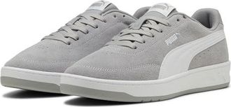 Puma Puma Baskets Court Classic Clean SD Unisexes, Gris Echo Puma Blanc, 43 EU