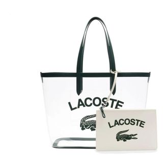 Lacoste Transparente Logo-Tasche - - Bags - Damen - Wei&szlig; - ONE SIZE