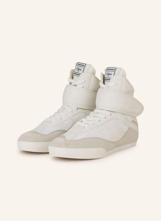 Chlo&eacute; Hightop-Sneaker Kick weiss