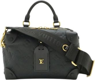 Louis Vuitton Pre-owned Petite Malle Souple Monogram Empreinte Handbag - Femme - Pre-owned - Noir - Taille: ONE Size