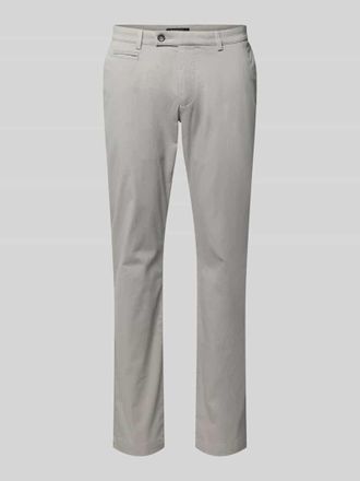 Bugatti Fein strukturierte Chino mit Ges&auml;&szlig;taschen