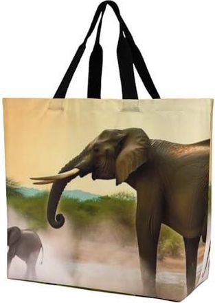 Generic Africelephant Sac A Main Femmes R&eacute;utilisable Sacs Pliable Sac A Main Femme Pour Quotidienne Travail Voyage