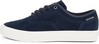 Tommy Hilfiger Herren Vulcanized Sneaker Low Oxford aus Wildleder, Blau (Desert Sky), 42