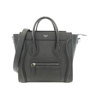Celine Pre-owned Luggage Nano Shopper Sac en cuir - Femme - Pre-owned - Noir - Taille: ONE Size