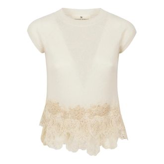 Ermanno Scervino Top - - Knitwear - Damen - Wei&szlig; - S