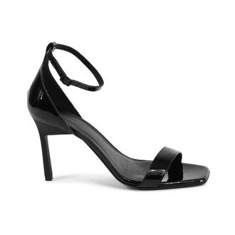 Calvin Klein Femme, Chaussures, Noir, Taille: 41 EU Sandales &agrave; talons aiguilles en cuir