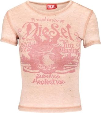 Diesel Damen, Oberteile, Rosa, SGr&ouml;&szlig;e