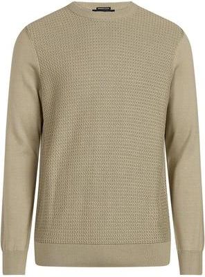 Strellson Pull Adrian droit col rond en coton