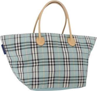Burberry Pre-owned Vintage Nylon Tote Bag - - Pre-owned - Damen - Blau - ONE SIZE