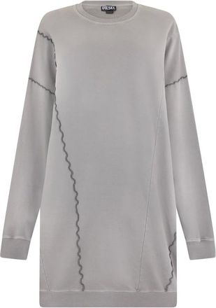 Diesel Femme, Robes, Gris, Taille: 36 FR Robe Simple et Polyvalente
