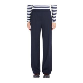 Weekend Femme, Pantalons, Bleu, Taille: 42 FR Pantalon Large