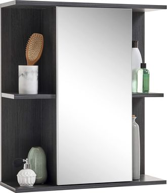 JACK Spiegelschrank - Norwegische Pinie Dekor - B 60 cm - 1 Spiegeltüre