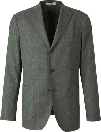 Boglioli blazer &agrave; design textur&eacute; - Vert