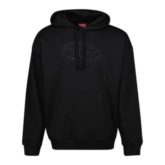 Diesel S-Ummer-Bigoval Hoodie - - Sweatshirts & Hoodies - Herren - Schwarzk - M